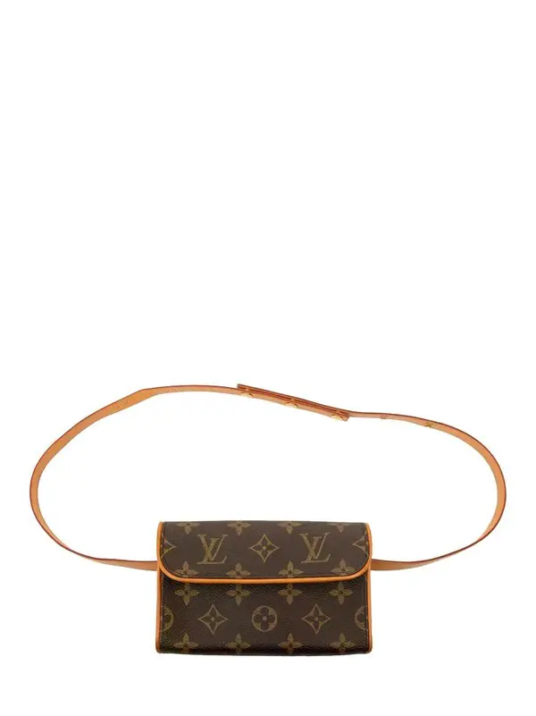 LOUIS VUITTON 2002 Monogram Pochette Florentine Belt Bag - Brown