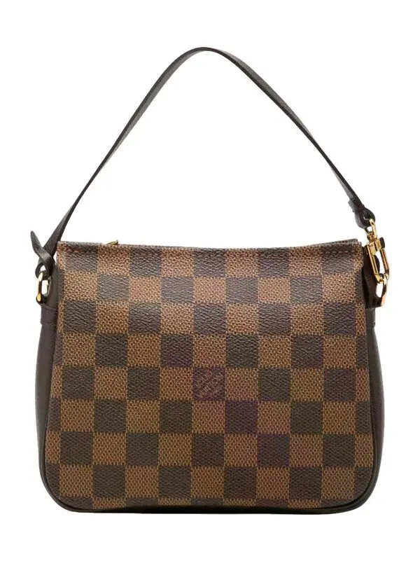 LOUIS VUITTON 1999 Damier Ebene Trouse Pochette Handheld Bag - Brown