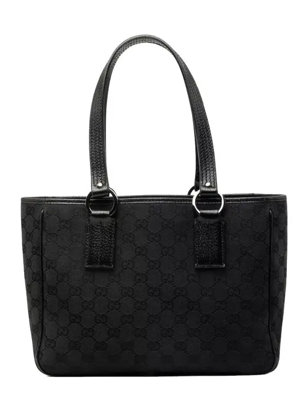 Gucci 2000-2015 Gg Canvas Tote Bag - Black