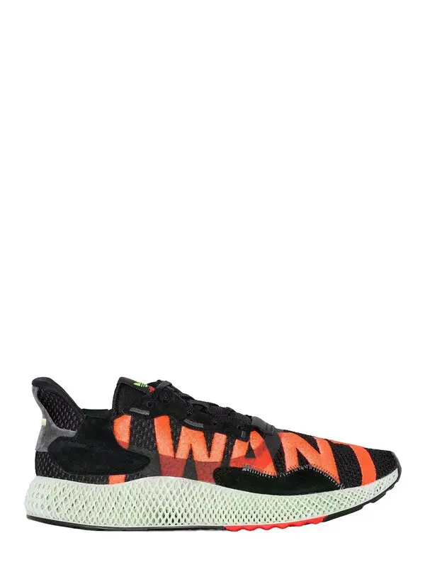 Adidas Zx 4000 4d Lace-up Sneakers - Black