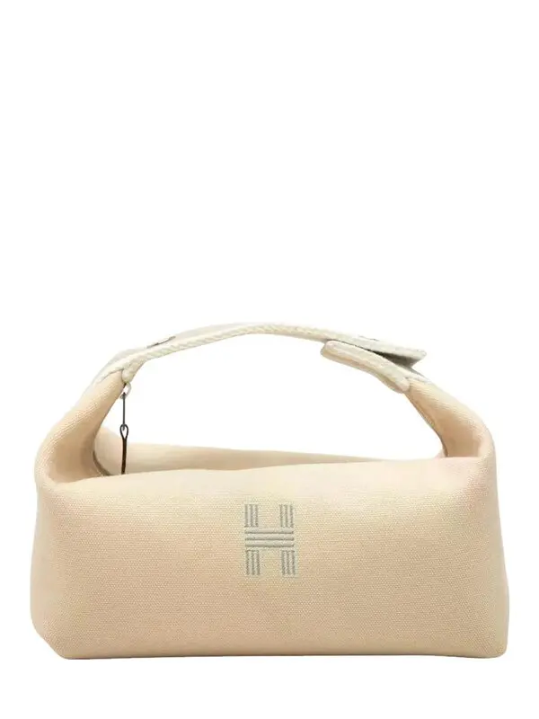 Hermès 2020-2026 Small Toile Bride A Brac Case Vanity Bag - Neutrals