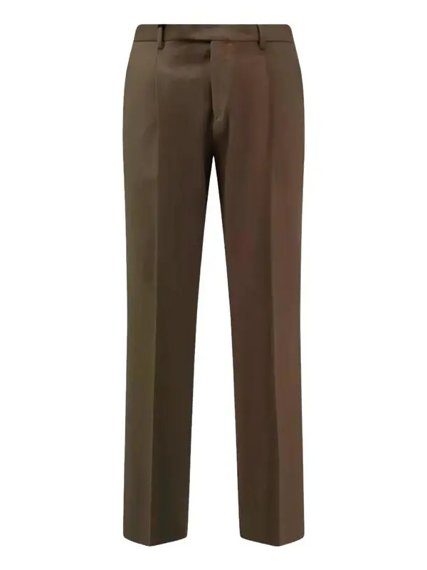GERMANO 1952 Pleated Tailored Trousers - Brown