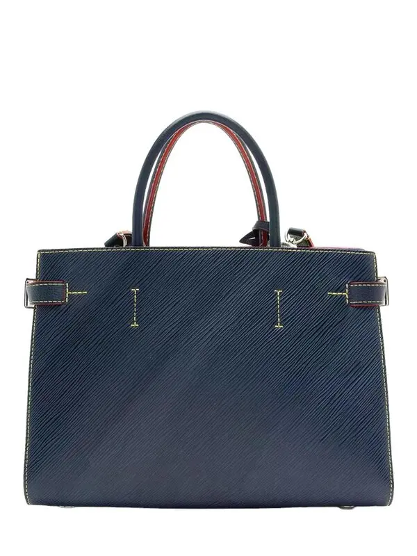 LOUIS VUITTON Epi Leather Twist Tote Bag - Blue