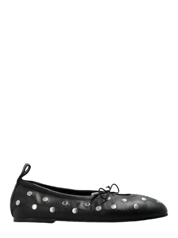 ALOHAS Rosalind Stud-embellished Ballet Flats - Black