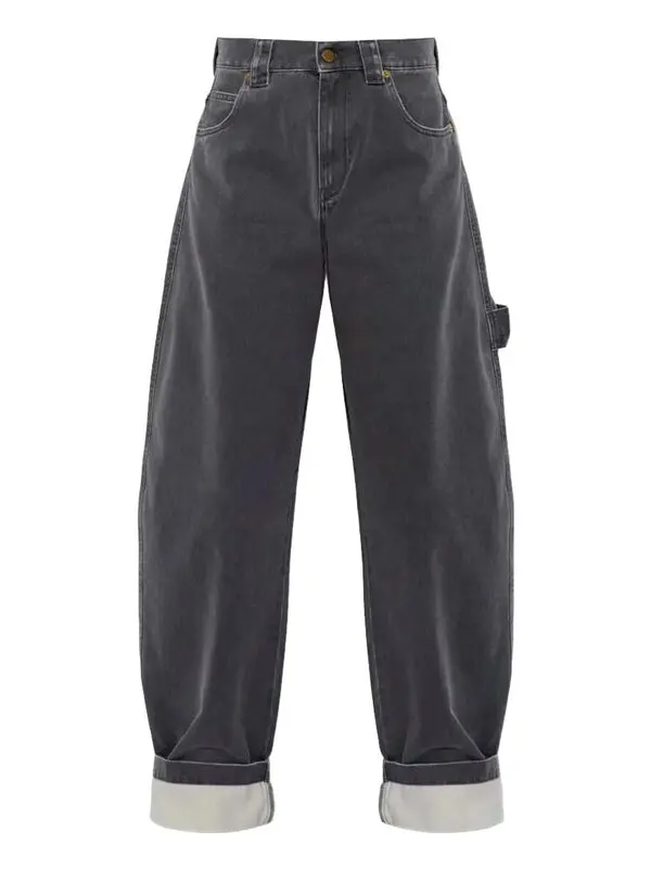 DARKPARK Audrey Hammer-loop Jeans - Grey