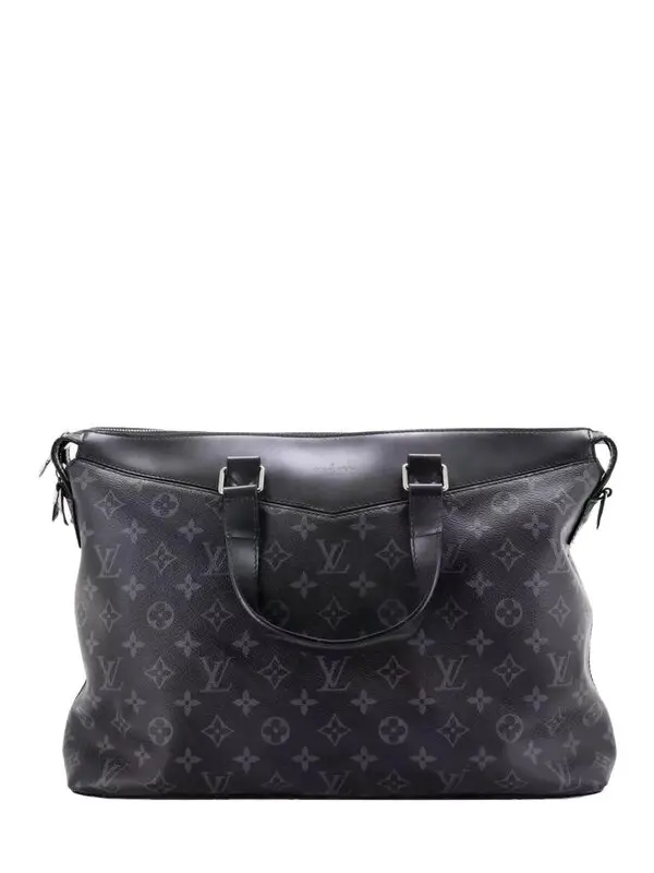 LOUIS VUITTON Explorer Briefcase Monogram Eclipse Canvas Business Bag - Black