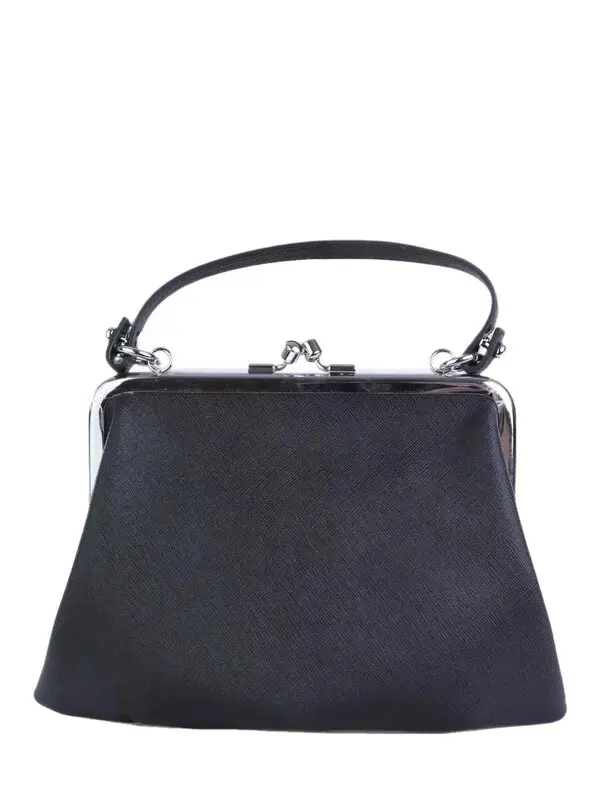 VIVIENNE WESTWOOD Granny Frame Orb-plaque Tote Bag - Black
