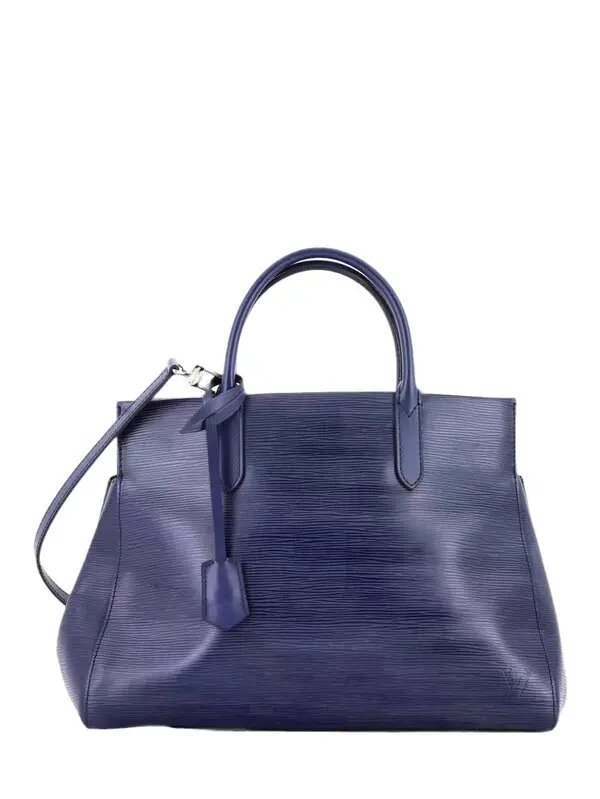 LOUIS VUITTON Marly Handbag Epi Leather Mm Satchel - Blue