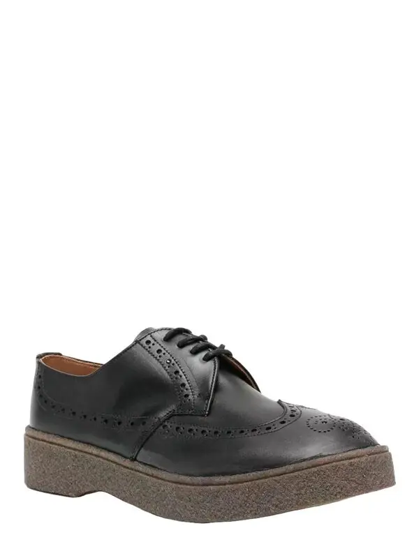 Comme Des Garçons X George Cox Popboy Brogue Derby Shoes - Black