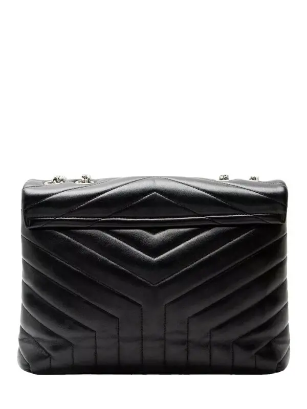 Saint Laurent Loulou Monogram Shoulder Bag - Black