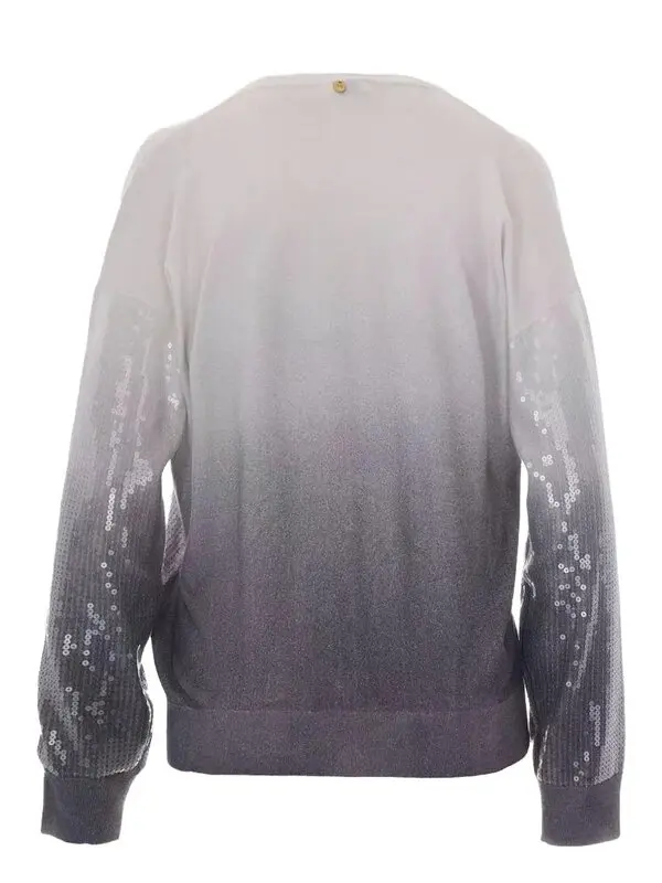 Liu Jo Sequin-embellished Ombre Cardigan - Grey