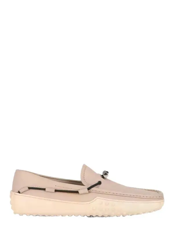 TOD'S Gommino Leather Loafers - Neutrals
