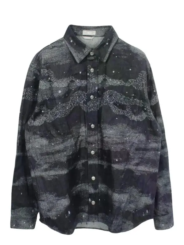 Dior X Peter Doig Denim Shirt - Blue