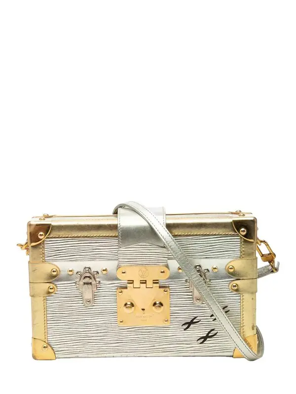 LOUIS VUITTON 2017 Epi Petite Malle Crossbody Bag - Silver