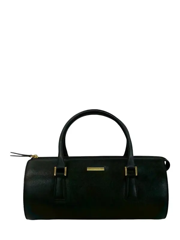 Burberry 1990-2000 Calf Leather Handbag - Black