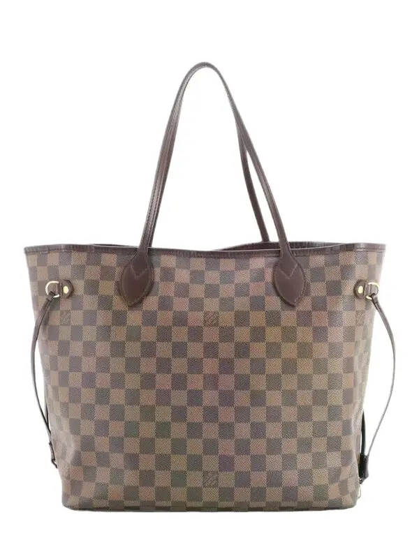 LOUIS VUITTON Neverfull Damier Mm Tote Bag - Brown