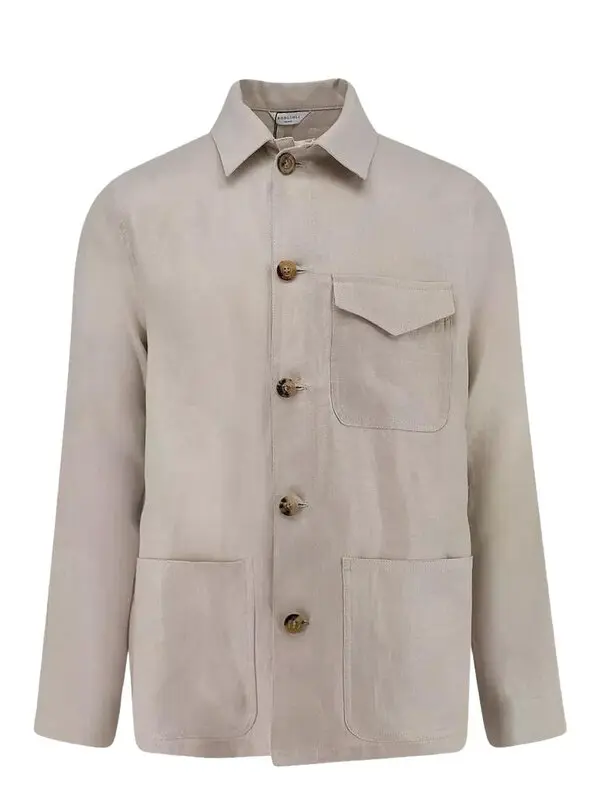 Boglioli Sahariana Linen Jacket - Neutrals