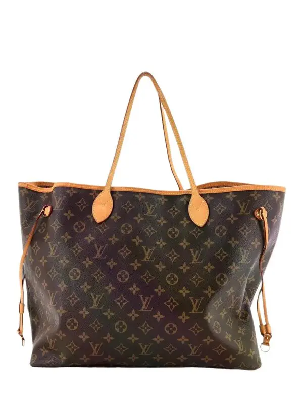 LOUIS VUITTON Neverfull Monogram Canvas Gm Tote Bag - Brown