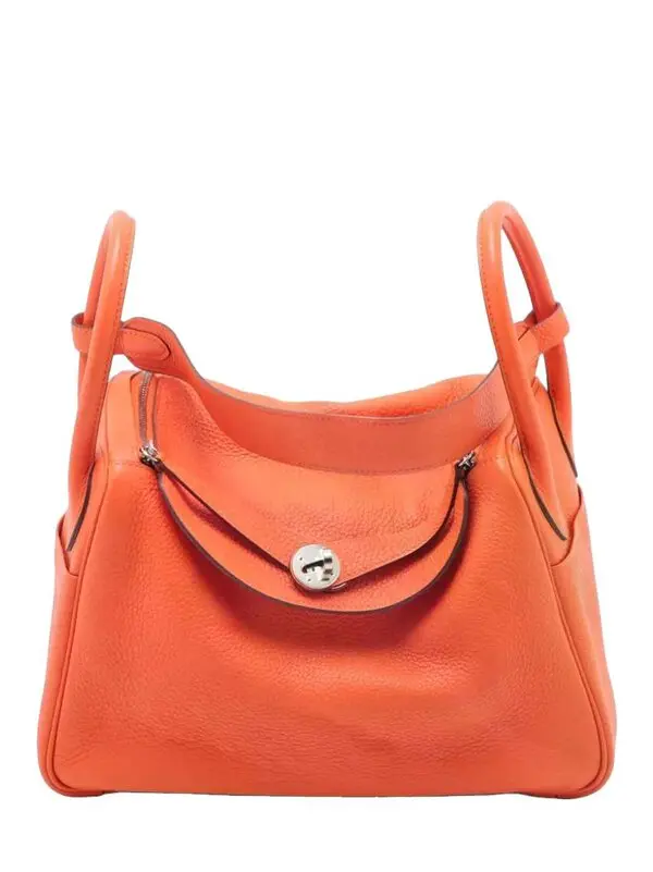 Hermès 2014 Clemence Lindy 30 Satchel - Orange