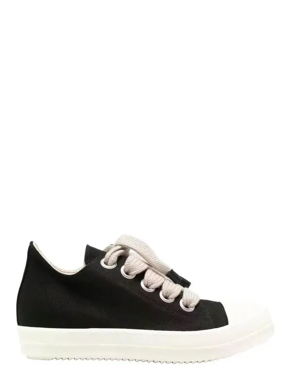 Rick Owens Lace-up Low-top Sneakers - Black