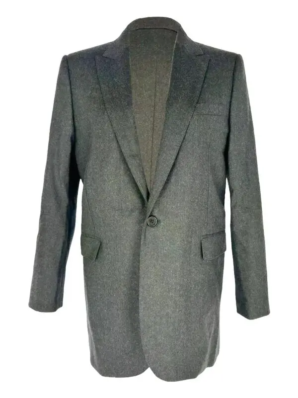 Celine Single-breasted Structured Blazer - Grey