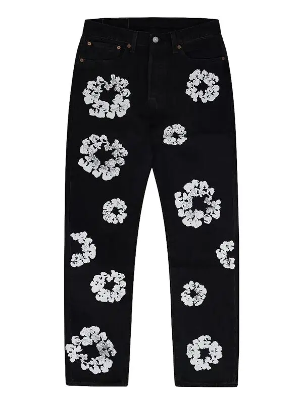 DENIM TEARS X Levi's Cotton Wreat Jeans - Black