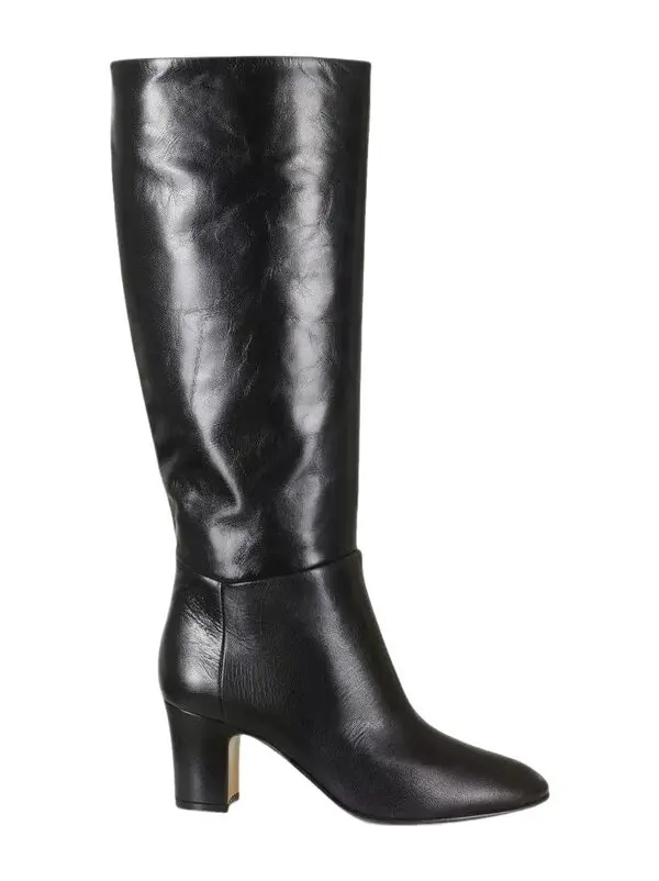 Alberta Ferretti Leather Knee-high Boots - Black