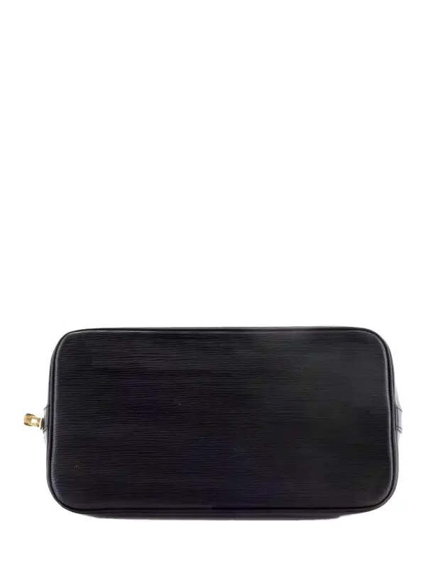 LOUIS VUITTON Vintage Alma Epi Leather Pm Satchel - Black