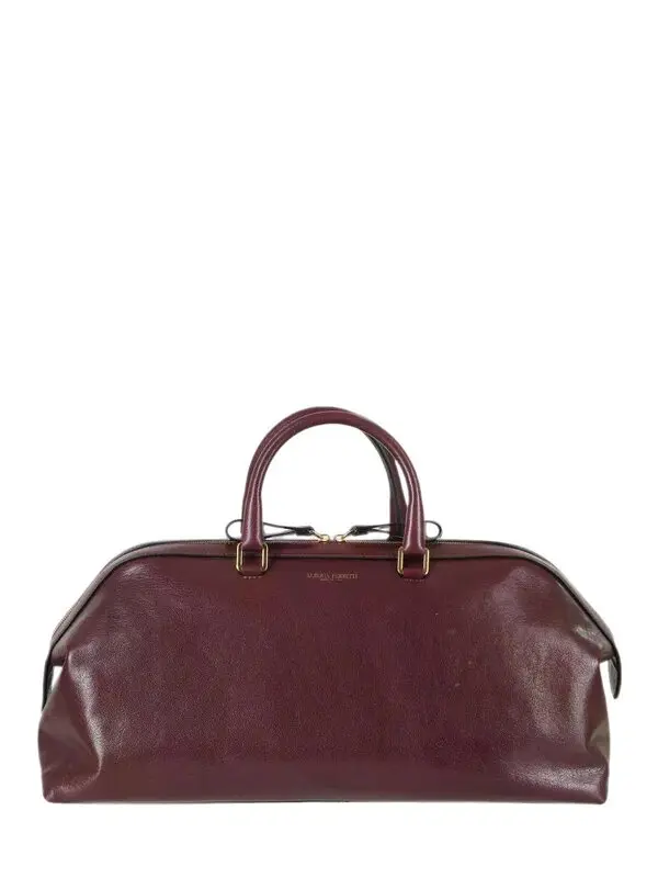 Alberta Ferretti Alice Leather Tote Bag - Red