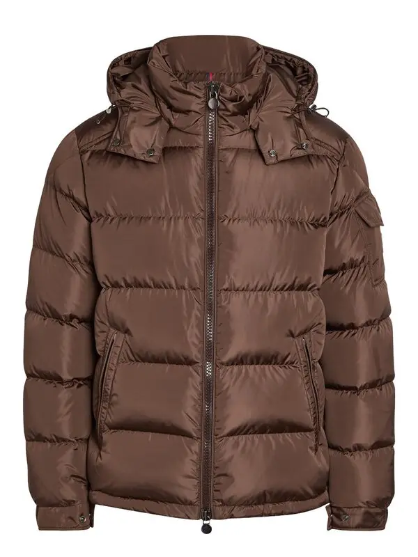 Moncler Maya Padded Shell Jacket - Brown