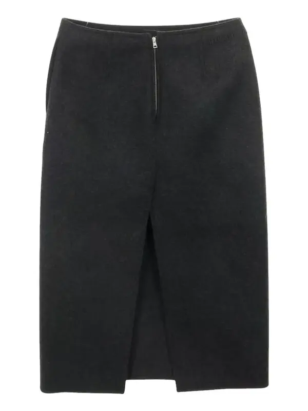 Gucci 2010s Zip-fastening Midi Skirt - Black