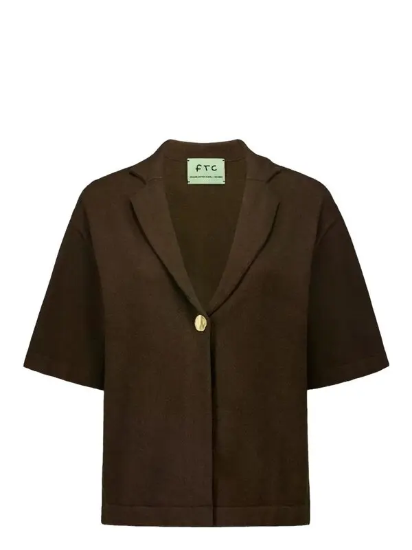 FTC Short Sleeve Overshirt - Brown