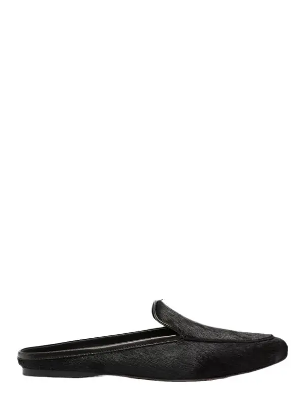 FORTE_FORTE Almond-toe Loafers - Black