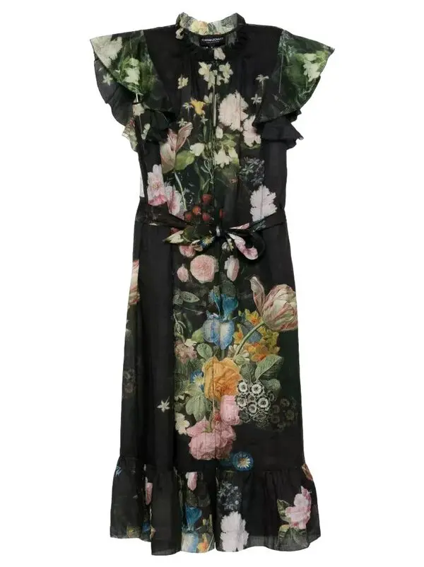 Cynthia Rowley Portofino Maxi Dress - Black
