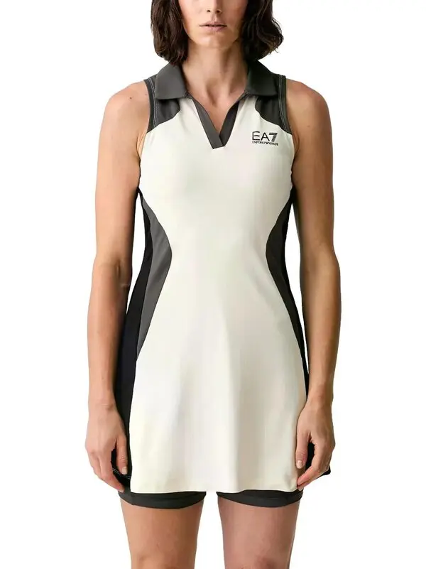 EA7 Tennis Dress And Shorts Set - Neutrals