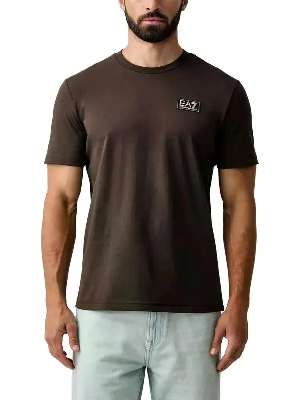 EA7 Logo-patch T-shirt - Brown