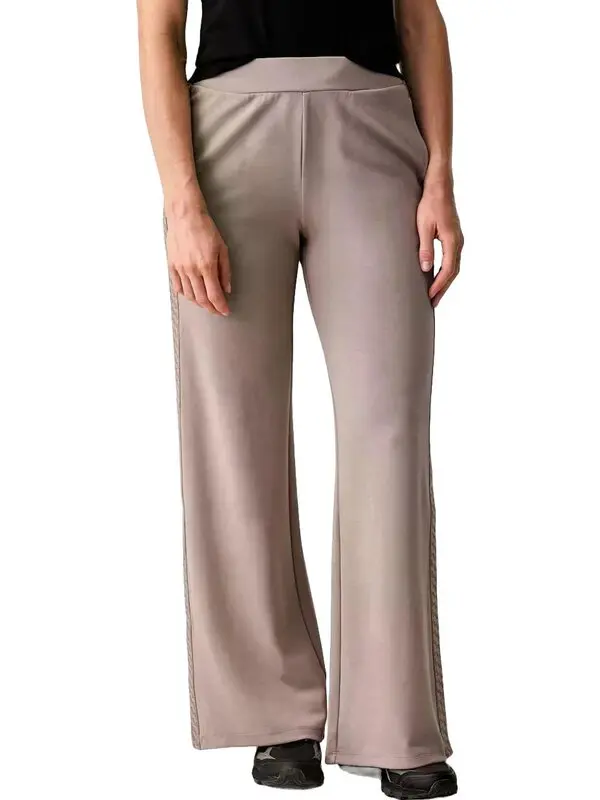EA7 Oversized Logo Series Track Pants - Brown