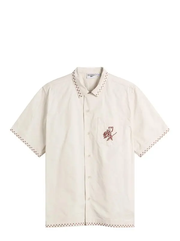 SERVICE WORKS Border Shirt - Off White