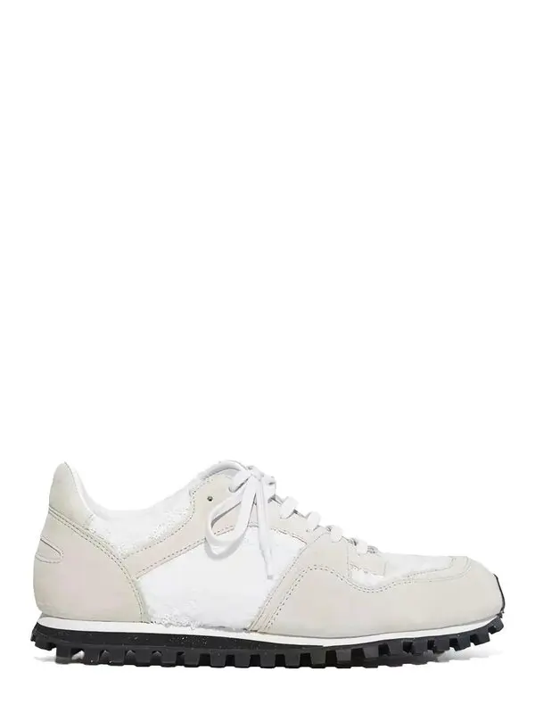 Comme Des Garçons X Spalwart Sequin-embellished Suede Sneakers - Neutrals
