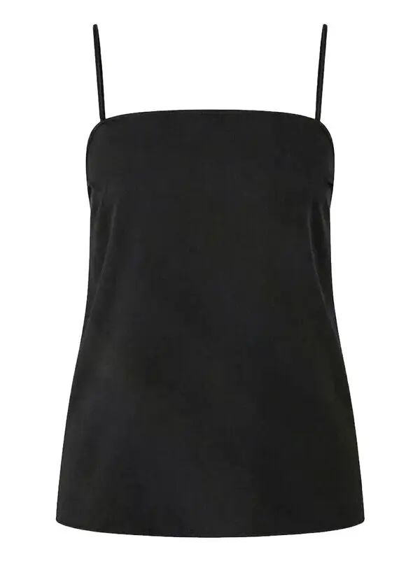 Alberta Ferretti Spaghetti-strap Blouse - Black