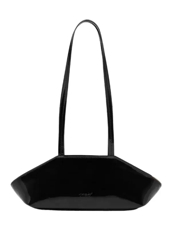 Marsèll Sapi Patent Shoulder Bag - Black