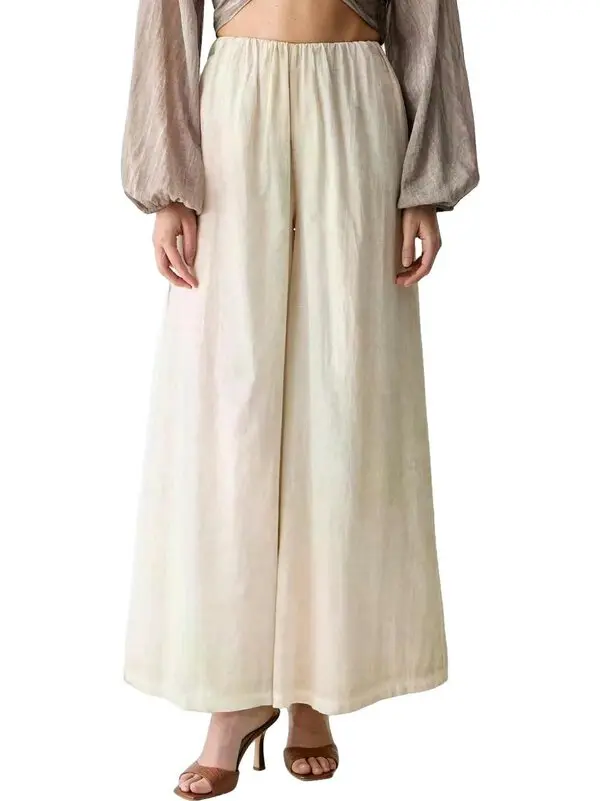 HAVEONE Elasticated-waistband Palazzo Pants - Neutrals