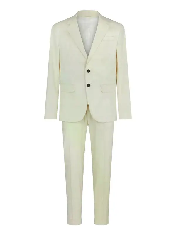 Dsquared2 Single-breasted Cotton-blend Blazer - Neutrals