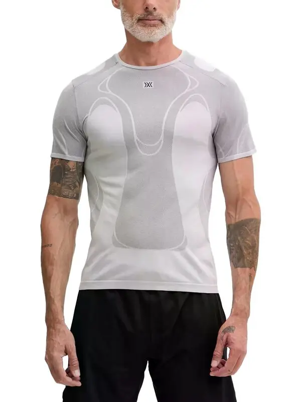 X-BIONIC Logo Patch Short Sleeve T-shirt - Grey