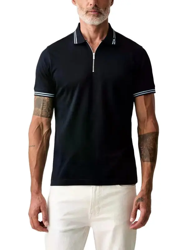 Karl Lagerfeld Zip-fastening Polo Shirt - Blue