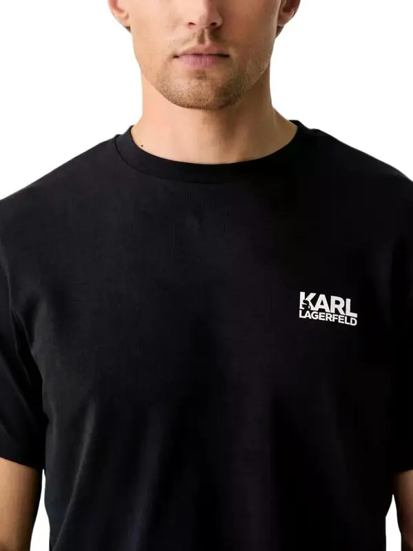 Karl Lagerfeld Logo-print T-shirt - Blue