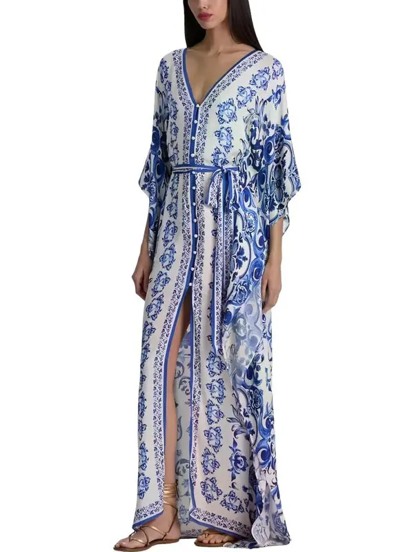 Alice + Olivia Marva Button-down Dress - White