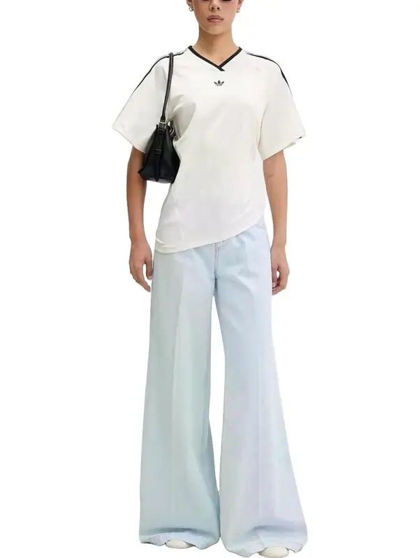 VICOLO Wide-leg Denim Jeans - Blue