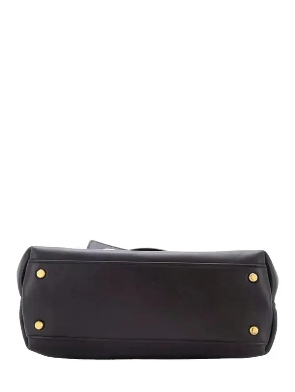 Bottega Veneta Leather Top Handle Satchel - Brown