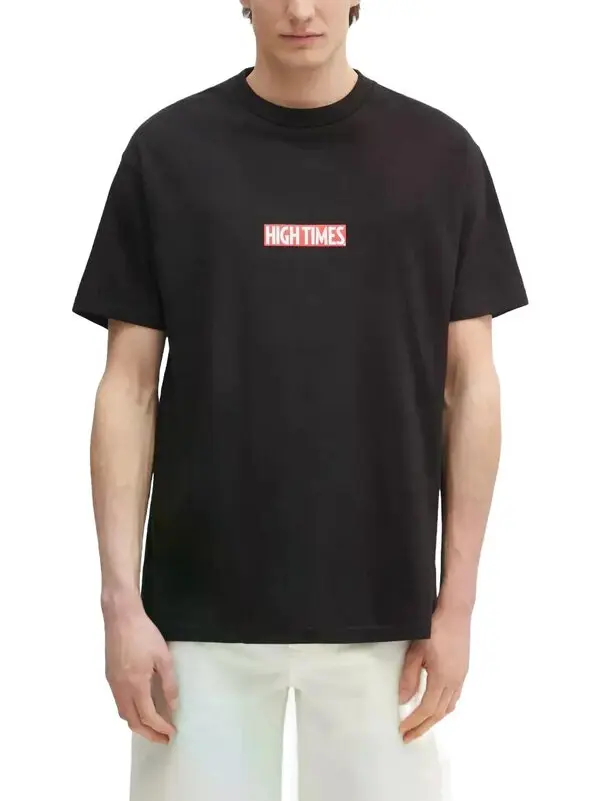 WACKO MARIA High Times Logo-print T-shirt - Black